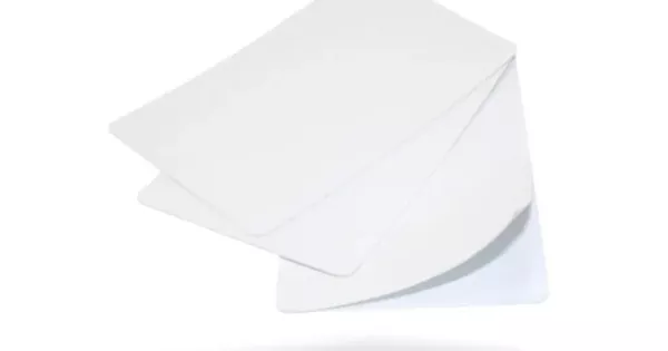 Self-Adhesive Plastic Cards - 400 microns (Pack of 100) - C-A4-WHSA2